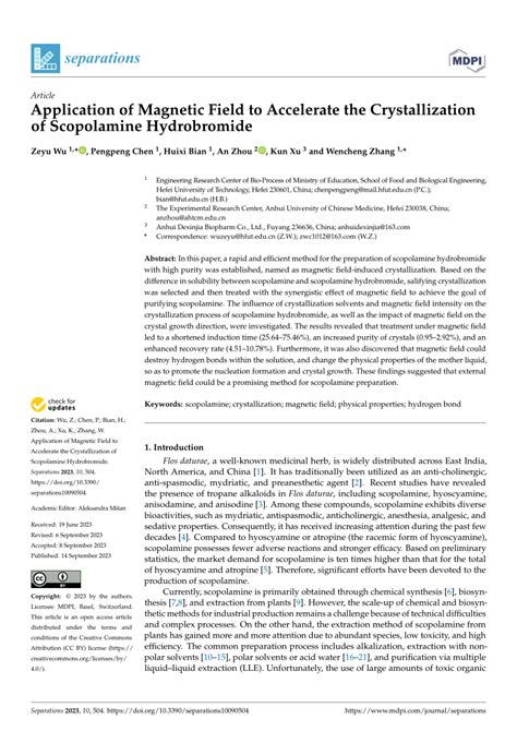 Pdf Application Of Magnetic Field To Accelerate The Crystallization