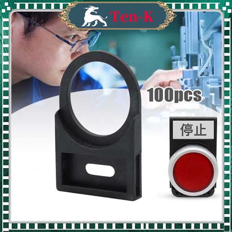 Jual Legend Plate 22mm Panel Label Push Button Pilot Lamp Shopee
