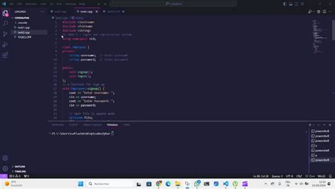 safia derraoui on linkedin codealpha intership cpp authentication files loginsystem…