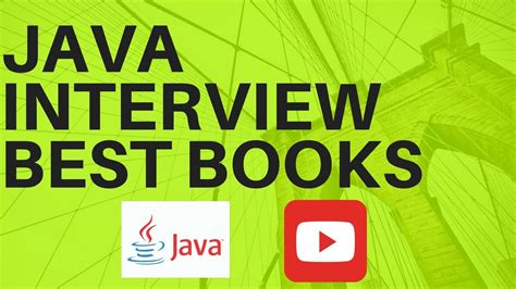 Java Interview Best Books YouTube