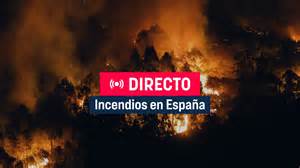 Incendios En España En Directo Hoy Última Hora Del Mapa Con Los
