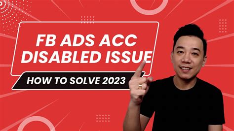 Facebook Ads Account Disabled Issue How To Solve Youtube