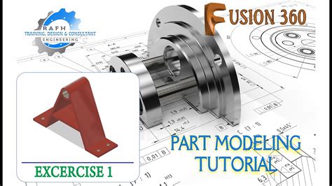autodesk fusion 360 part modeling tutorial exercise 1 youtube