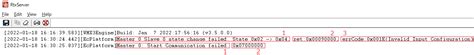 Console 화면의 오류 코드 — Wmx3 User Manual 문서