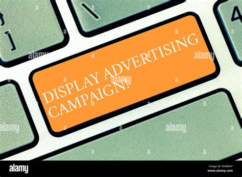 Writing Note Showing Display Advertising Campaign Business Photo