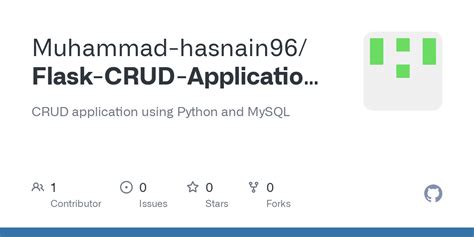 github muhammad hasnain96 flask crud application using mysql crud