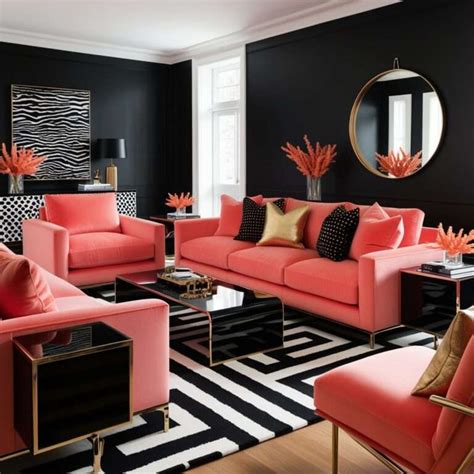 45 Amazing Coral Living Room Design Ideas To Brighten Up Your Space