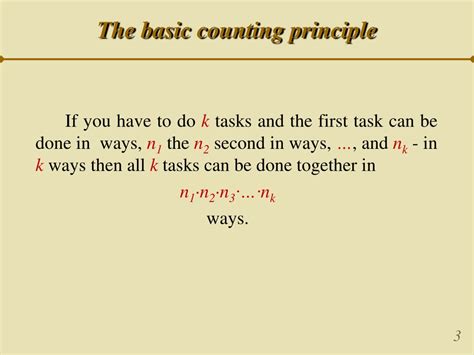 PPT THE BASIC OF COUNTING PowerPoint Presentation Free Download ID 9671036