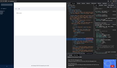 menuitem按需加载类名为undefined item Issue vueComponent ant design vue GitHub