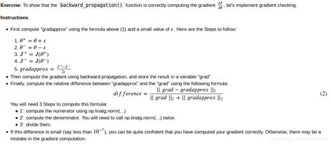 深度学习 深度学习的实用层面 吴恩达第二课第一周作业1答案gradient Checking第一周 深度学习的实用层面 答案 Csdn博客