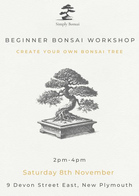 Bonsai Workshops Nz Simply Bonsai