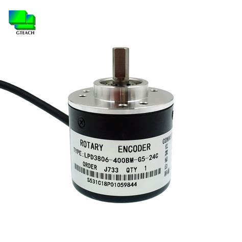 lpd3806 400bm g5 24c ab two phase incremental optical shaft 6mm rotary encoder incremental