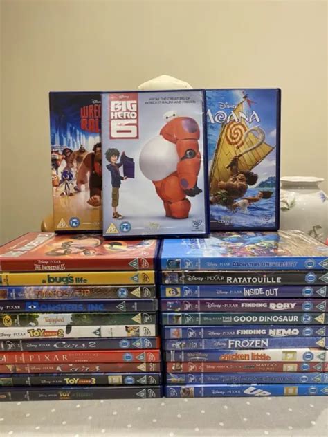 Disney And Disney Pixar Bundle X25 Dvd Pixar And Modern Disney Films Great
