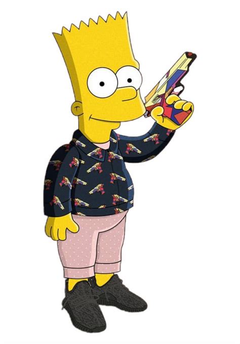 Bart Simpson As Xxxtentacion Wallpapers On Wallpaperdog