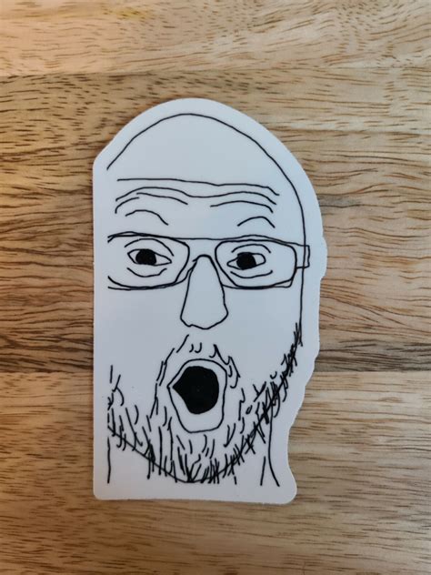 Soyjack Soy Jack Wojack Meme Pointing Sticker Decal Pair La Paz County Sheriffs Office