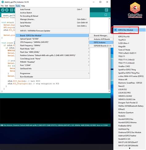 สอนใช้งาน Esp32 โมดูลอ่านบัตร Rfid 1356mhz ขนาดเล็ก Rfid Rc522 Module Card Reader ขาย Arduino