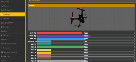 After Calibrating The Receiver Tab And Positioning All The Sticks At