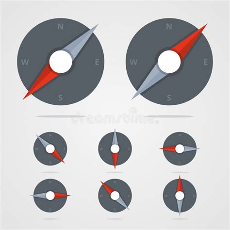 Set Of Compass Icons With Different Direction In Stock Vector Illustration Of Rose Sign 53168681