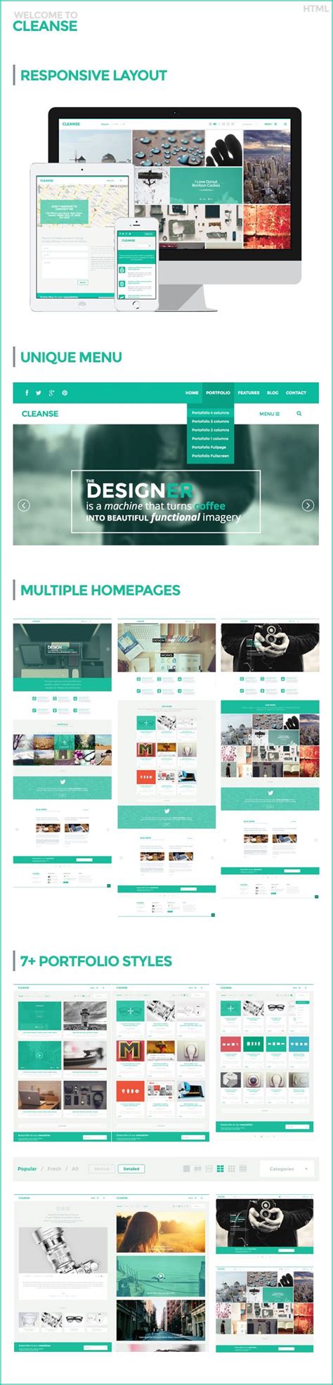 Cleanse Minimal Portfolio HTML Template
