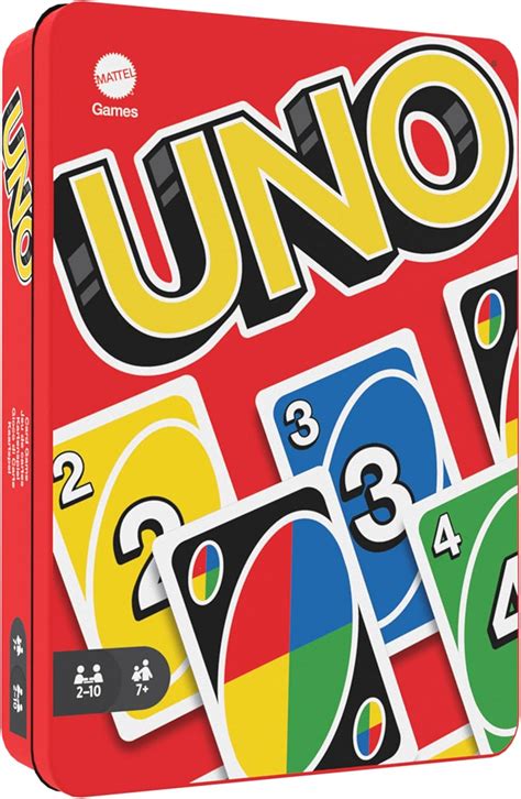 Mattel Games Hgb63 Uno Kortspel Med 112 Kort Och Samlarburk Från 7 år Och Uppåt