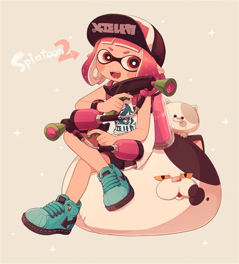 Inkling Player Character Inkling Girl Judd And Li L Judd Splatoon And 1 More Drawn By Ma To