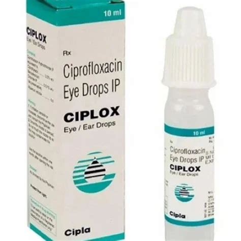 10ml Ciplox Ciprofloxacin Eyeear Drops At ₹ 20piece Ciplox Eye