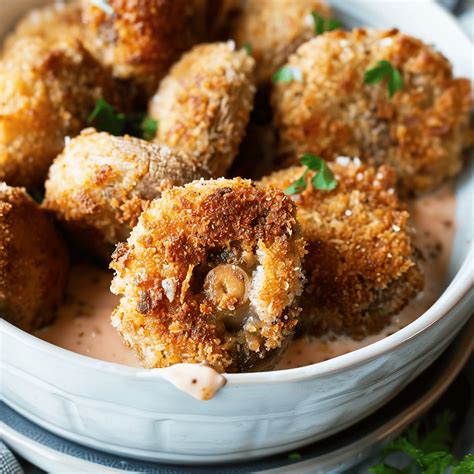 Irresistible Crispy Herbed Breaded Mushrooms Recipe Healthy Choices