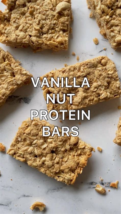 Vanilla Nut Protein Bars Artofit