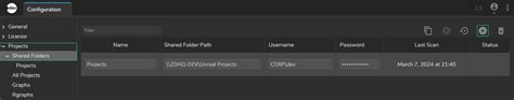 project configuration zero density documentation