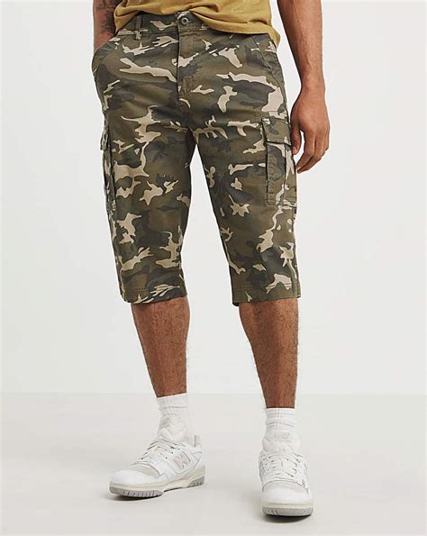 Mens 3 4 Length Shorts Jd Williams