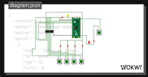 pico 74hc165 seriell in wokwi esp32 stm32 arduino simulator