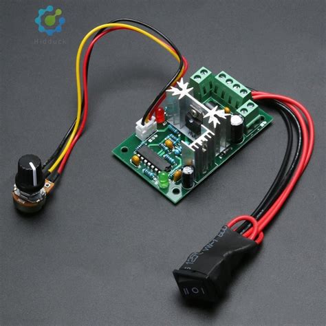 10v12v24v30v 120w Volt Dc Motor Speed Controller Reversible Pwm Control Forward Reverse Switch