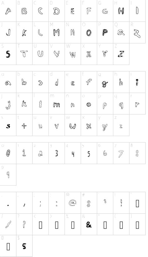 Chaotic Regular Font Details