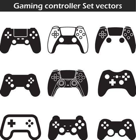 Gaming Controller Vector Concept On White Background Game Controller
