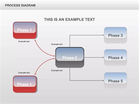 Process Flow Chart For PowerPoint By PoweredTemplate Com