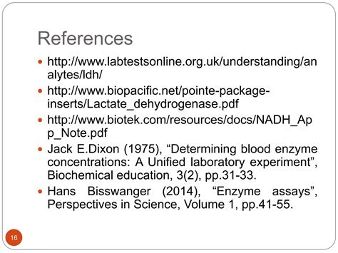 Lactate Dehydrogenase Assays Pptx