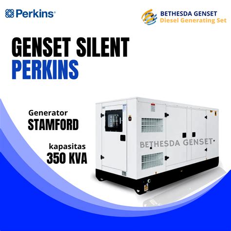 Mesin Genset 350 Kva Silent Type Perkins
