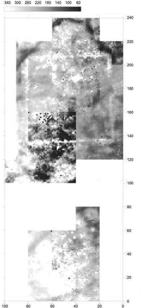 The Resistivity Survey Trace Plot