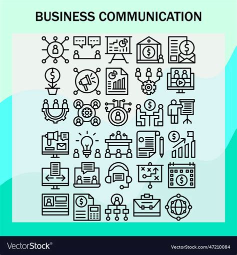 Business Communication Royalty Free Vector Image