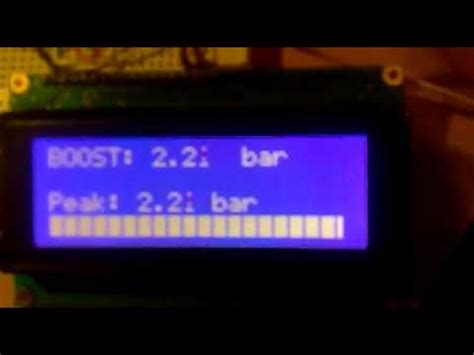 Arduino LCD Boost Gauge V1 5 YouTube