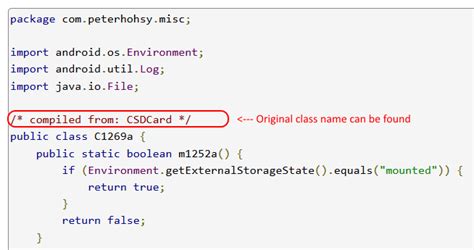 Android Original Class Name Can Be Found After Running Proguard