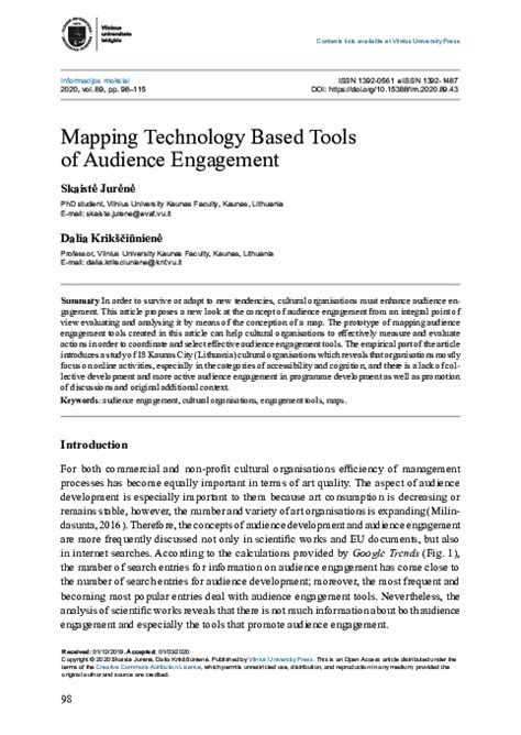 pdf mapping technology based tools of audience engagement