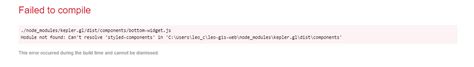 Bug Module Not Found Cant Resolve Styled Components · Issue 1050 · Keplerglkeplergl
