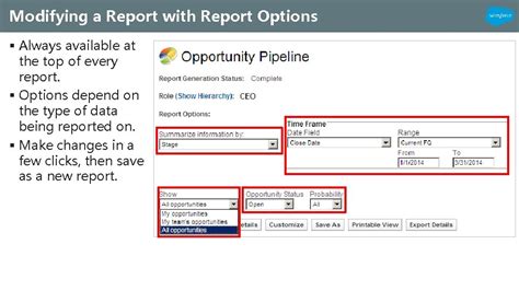 Salesforce U Getting Started With Reports And Dashboards