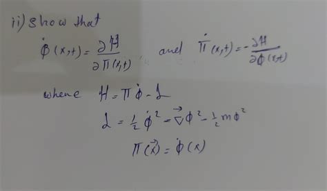 Ii Show That ϕ˙ X T ∂π X T ∂π And