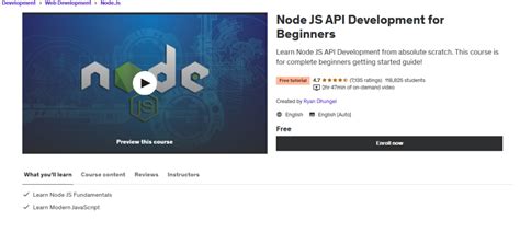 11 best nodejs courses and certifications for developers 2025