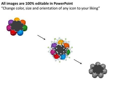 7 Stages Circular Puzzle Process Graphics Presentation Background For PowerPoint PPT
