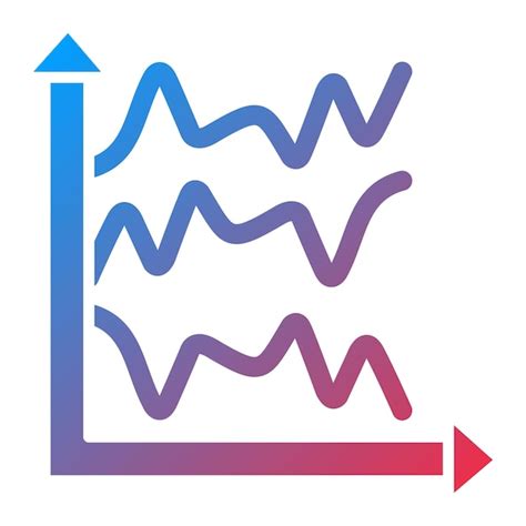 Premium Vector Multiple Line Graph Icon Vector Image Can Be Used For