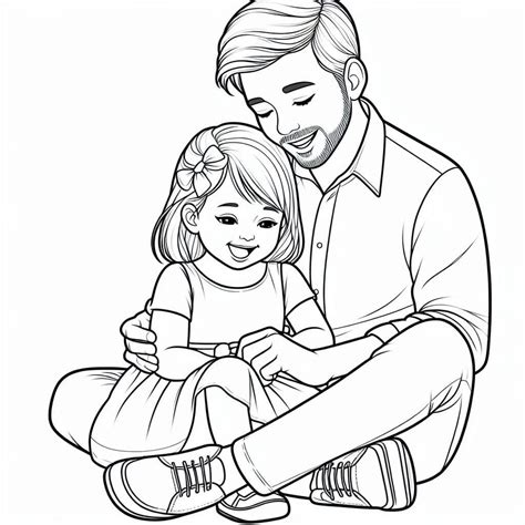 Desenhos De Pai E Filha Gr Tis Para Crian As Para Colorir E Imprimir Colorironline Com