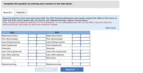 Solved Problem 20 10 Algo Inventory Errors Lo20 6 You
